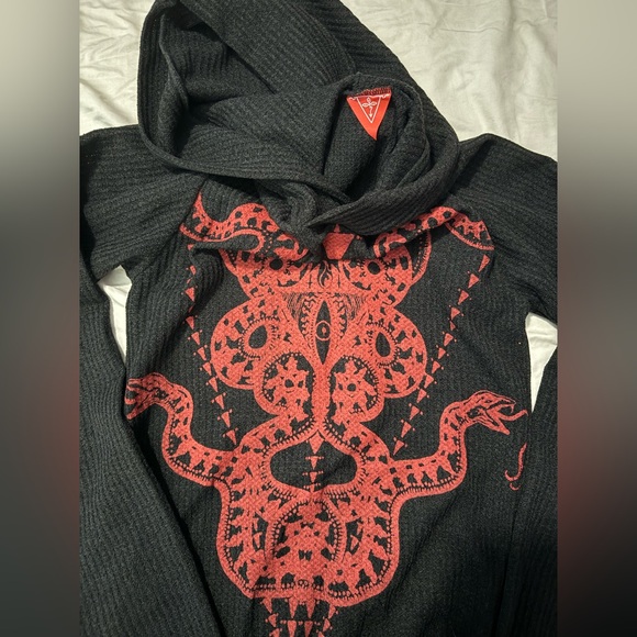 toxic vision | Tops | Toxic Vision Hooded Tunic | Poshmark